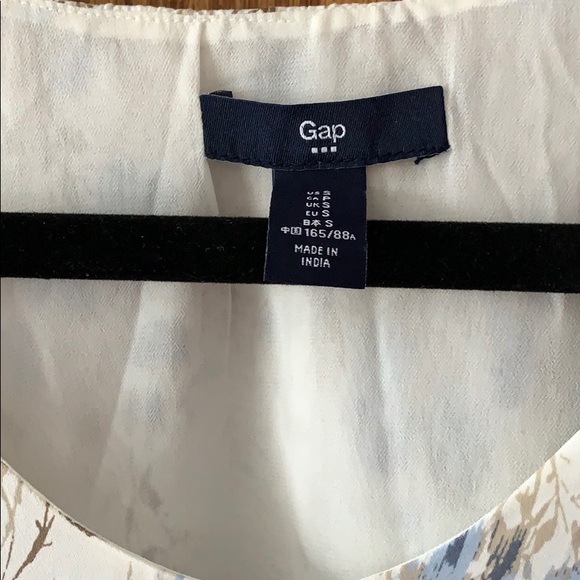 GAP | Tops | Gap Beigh Blue Brown Tank Top S | Poshmark